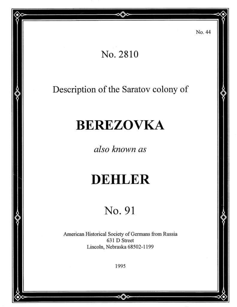 Census Lists Products- Page 2 of 12 - American Historical Society of Germans from Russia