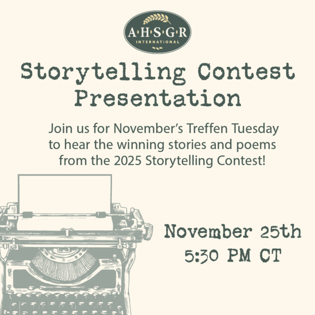 Storytelling Contest Finalist Presentation - American Historical ...